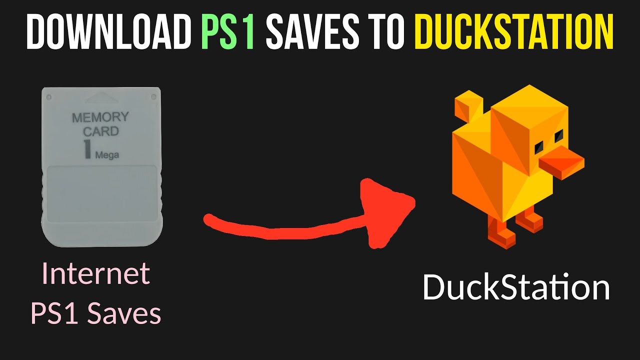 How to Import PS1 Internet Save Files to DuckStation - YouTube