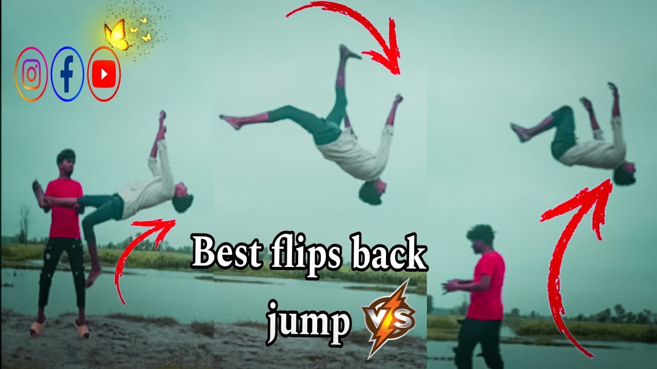 Best 10 flips back jump trending viral video@Jahir_Flipper - YouTube