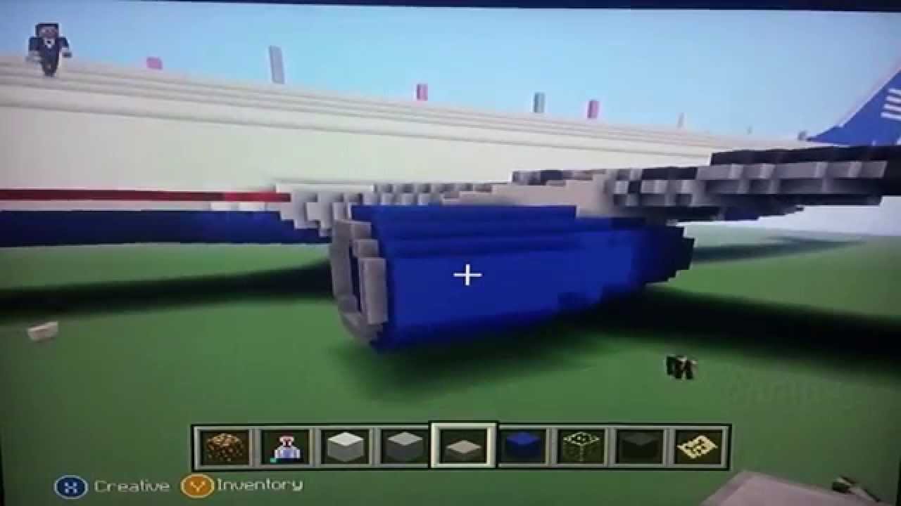 Minecraft Airplane Tutorial - Airbus A330-200 pt.11 - YouTube