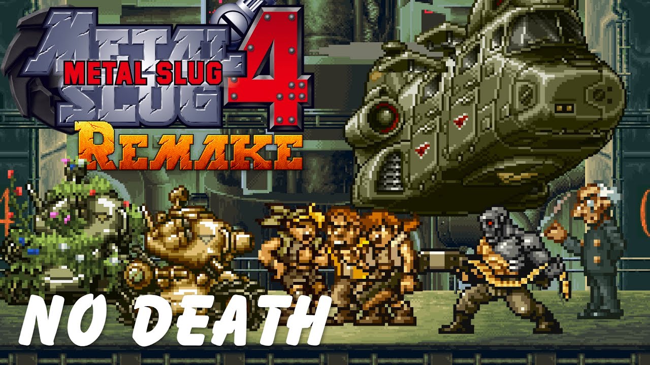 Metal Slug 4 Remake: The Final Slug - One Life Full Game (No Death, Fio ...