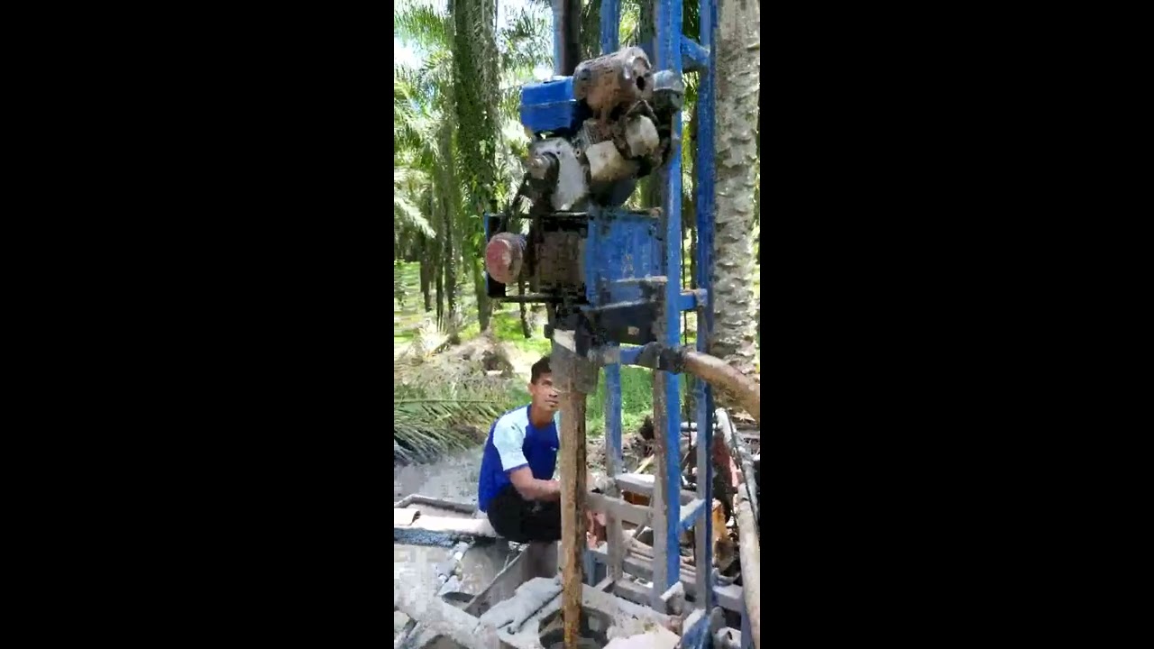 Lapisan Batu Yang Sangat Keras ‼️ Pengeboran Di Bagan Batu Riau - YouTube