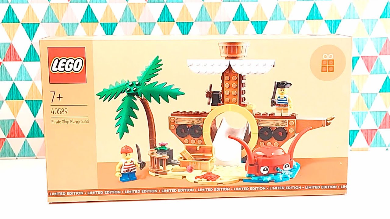 Lego City 40589 Pirate ship Playground Parque del barco pirata Limited ...