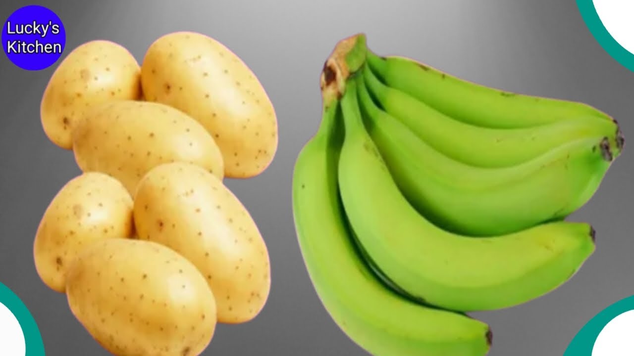 Raw banana and potato recipe | Simple recipe with potato and raw banana ...