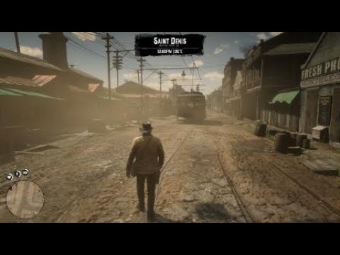 Red Dead Redemption 2 - Be Careful When Getting Off a Trolley in St ...