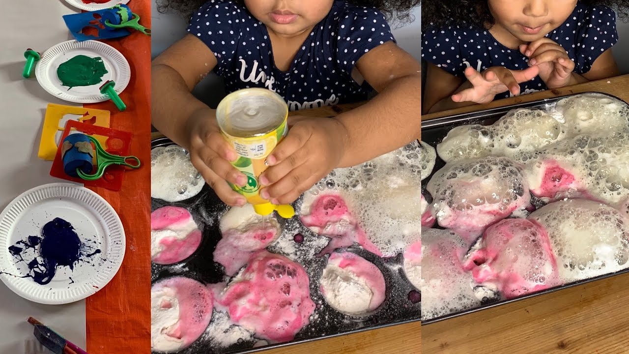 HOW TO: MESSY PLAY EXPERIMENT, BABY SENSORY, SPLASH AND MASH; using ...