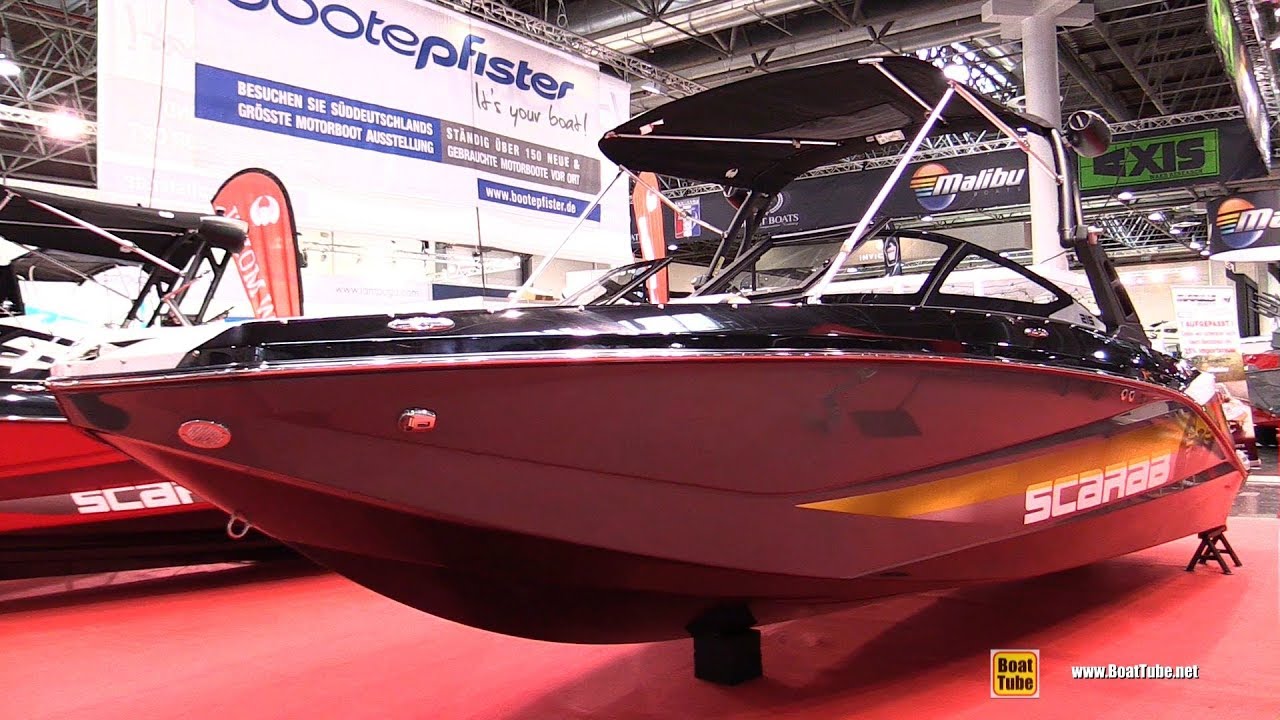 2019 Scarab 215 ID Jet Boat - Walkaround - 2019 Boot Dusseldorf - YouTube