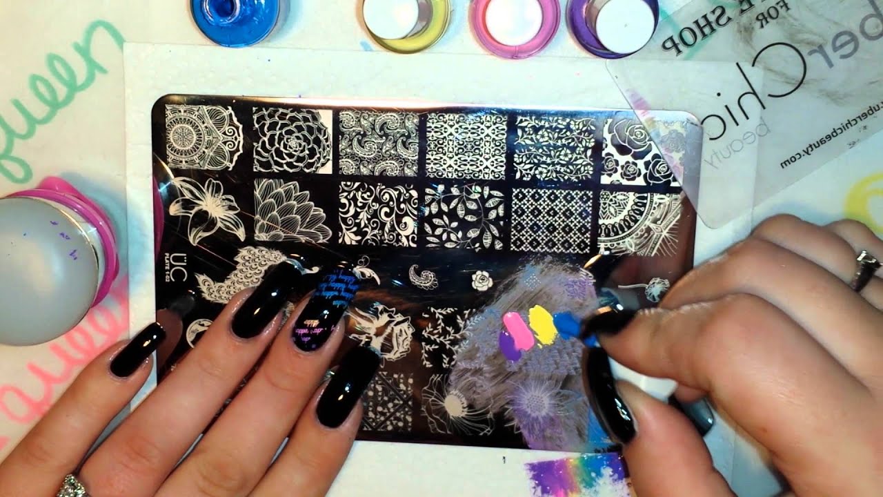 31 day nail art challenge 9 rainbow - YouTube