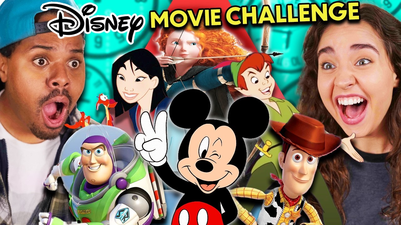 Can They Beat These Disney Movie Challenges? - YouTube