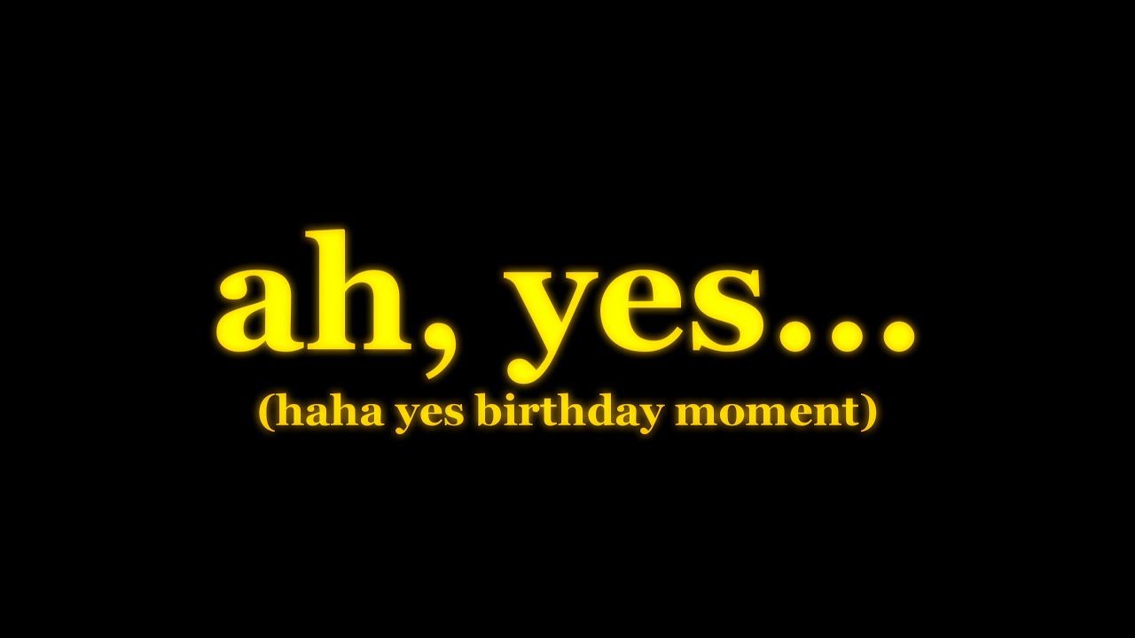 ah, yes... - YouTube