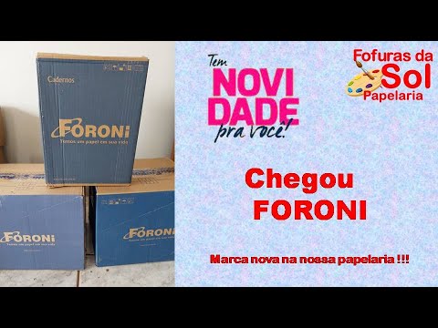 Chegou Foroni - marca nova na papelaria - FOFURAS DA SOL PAPELARIA ...