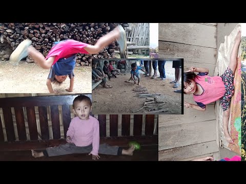 3 (three) years old box split (center split)/, kids dance,/ kids village vibe in Nagaland