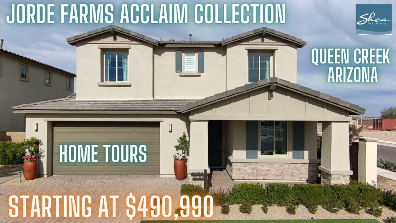 Queen Creek Home Tours [Jorde Farms|New Homes|Arizona|Part 1] - YouTube