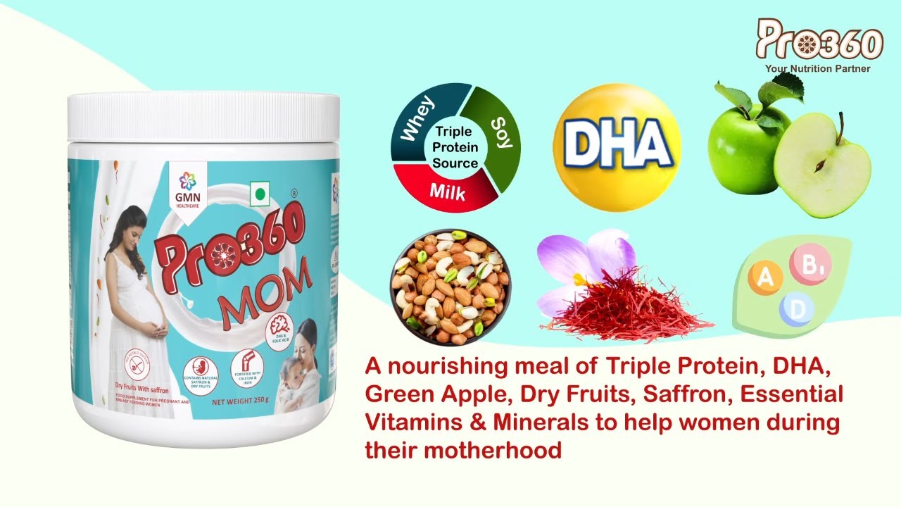 Pro360 MOM Protein Powder for Pregnant Women | Healthy Protein Diet ...