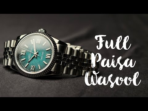 ⚡ Unbelievable ⚡ this premium 36mm watch costs 🔥under ₹7000🔥| Sappphire Glass | Smooth Second Hand