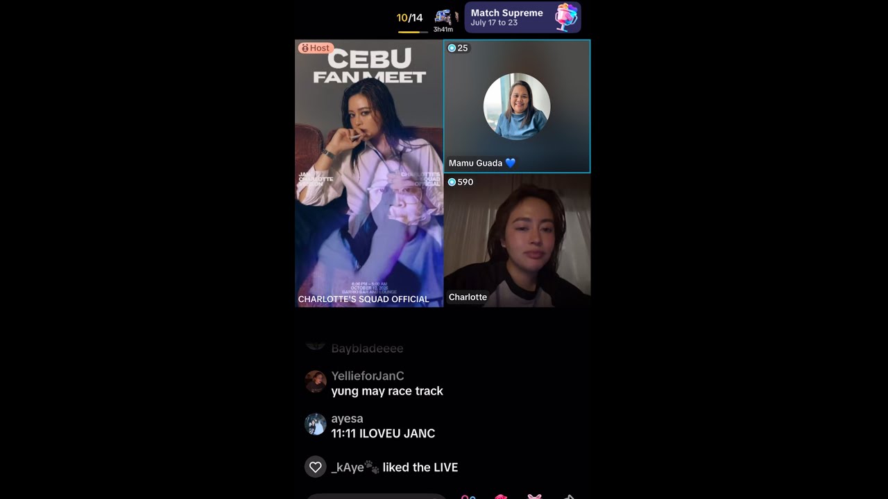 Jan Charlotte Venzon in CSO Tiktok Live | July 22, 2025 - YouTube