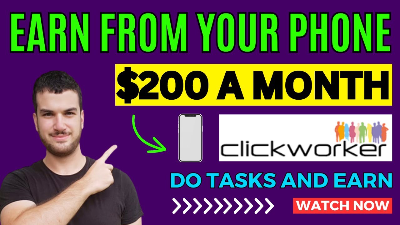 How To Make Money On Clickworker As a Beginner - Earn Money Online ...
