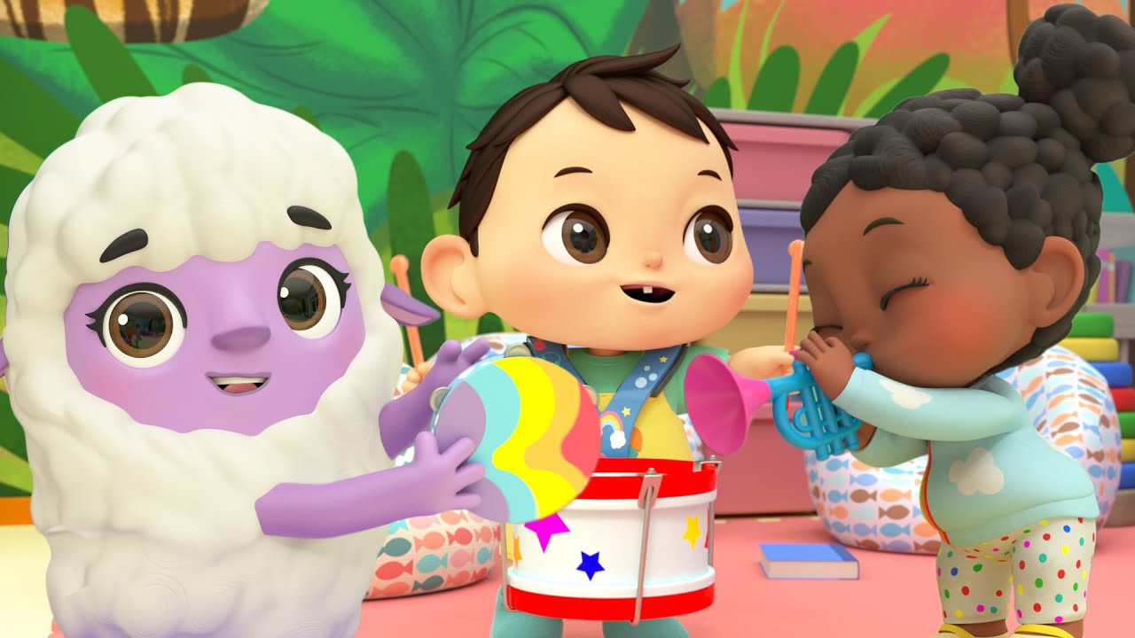 Max's Baby Band Jam! 🎹🎶🪇🎸| Lellobee Nursery Rhymes | Kids & Baby Songs ...