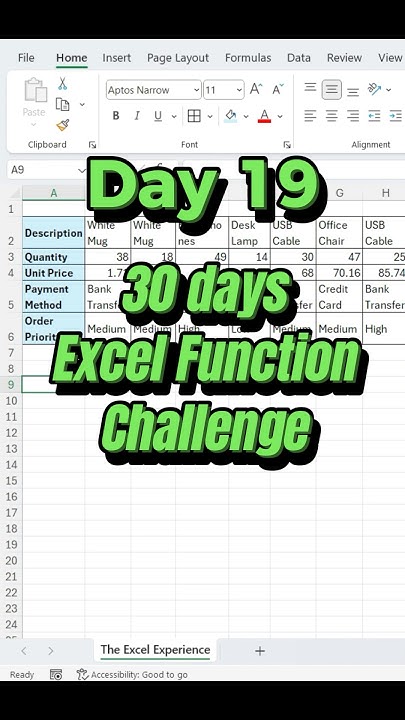 Day 19 of 30 days excel function challenge - TRANSPOSE🔥 # ...
