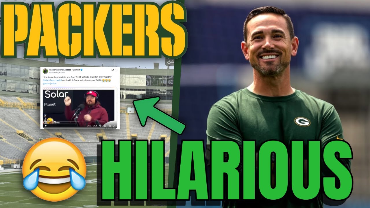 🤣 Packers Reporter DRAMA Gets Hilarious Over Matt LaFleur Contract ...