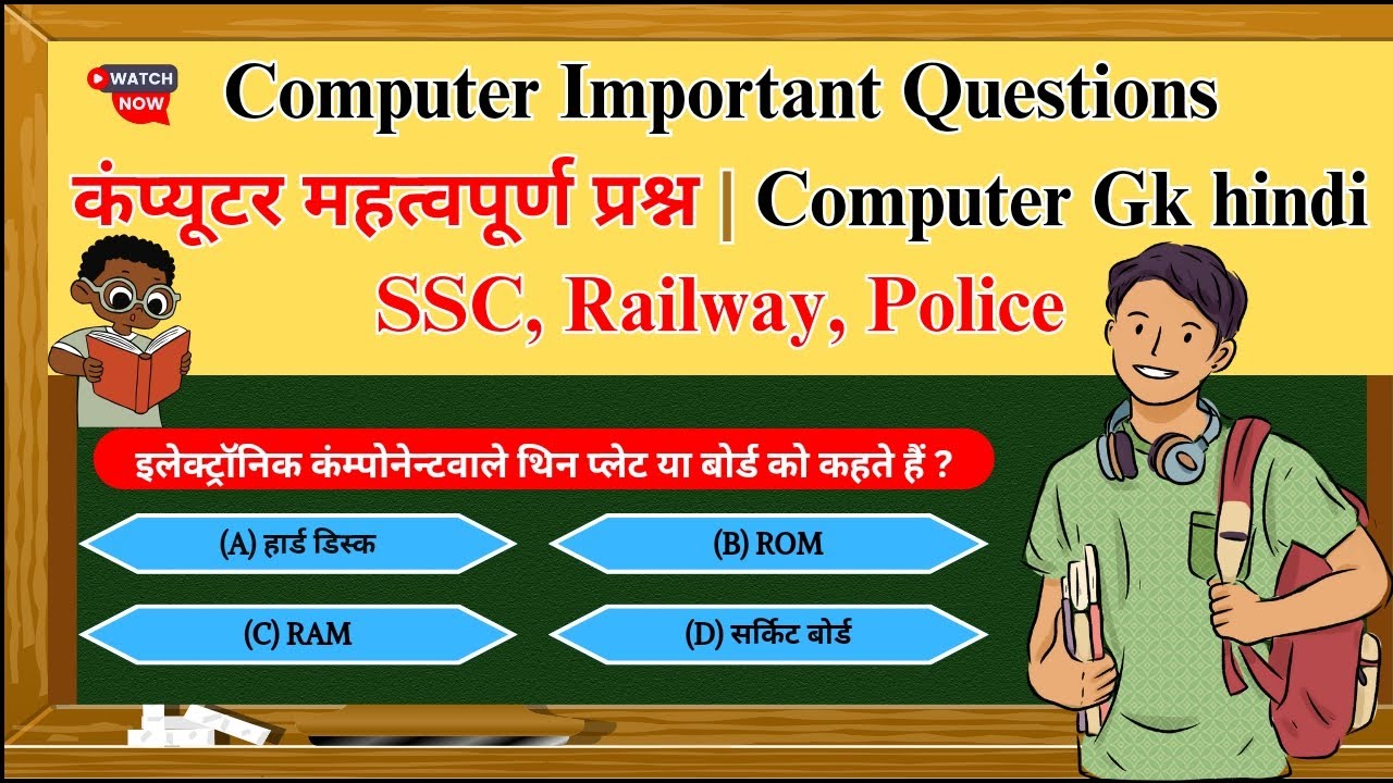 Computer GK In Hindi - Computer GK Question - Computer GK / कंप्यूटर से ...