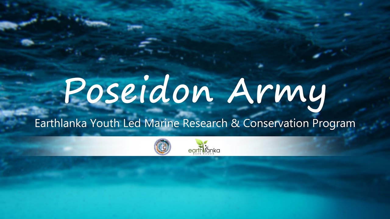 Poseidon Army - Earthlanka Youth Led Marine Research & Conservation Program - YouTube