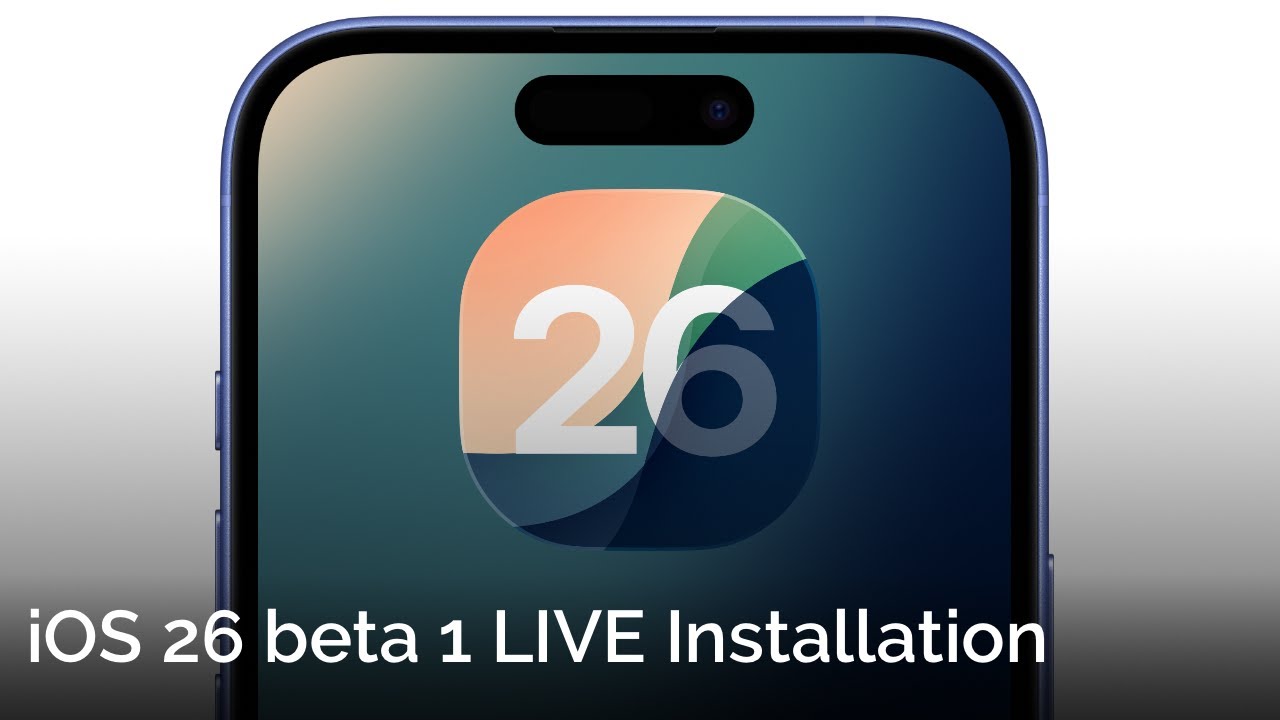 iOS 26 Beta 1 LIVE Installation! - YouTube