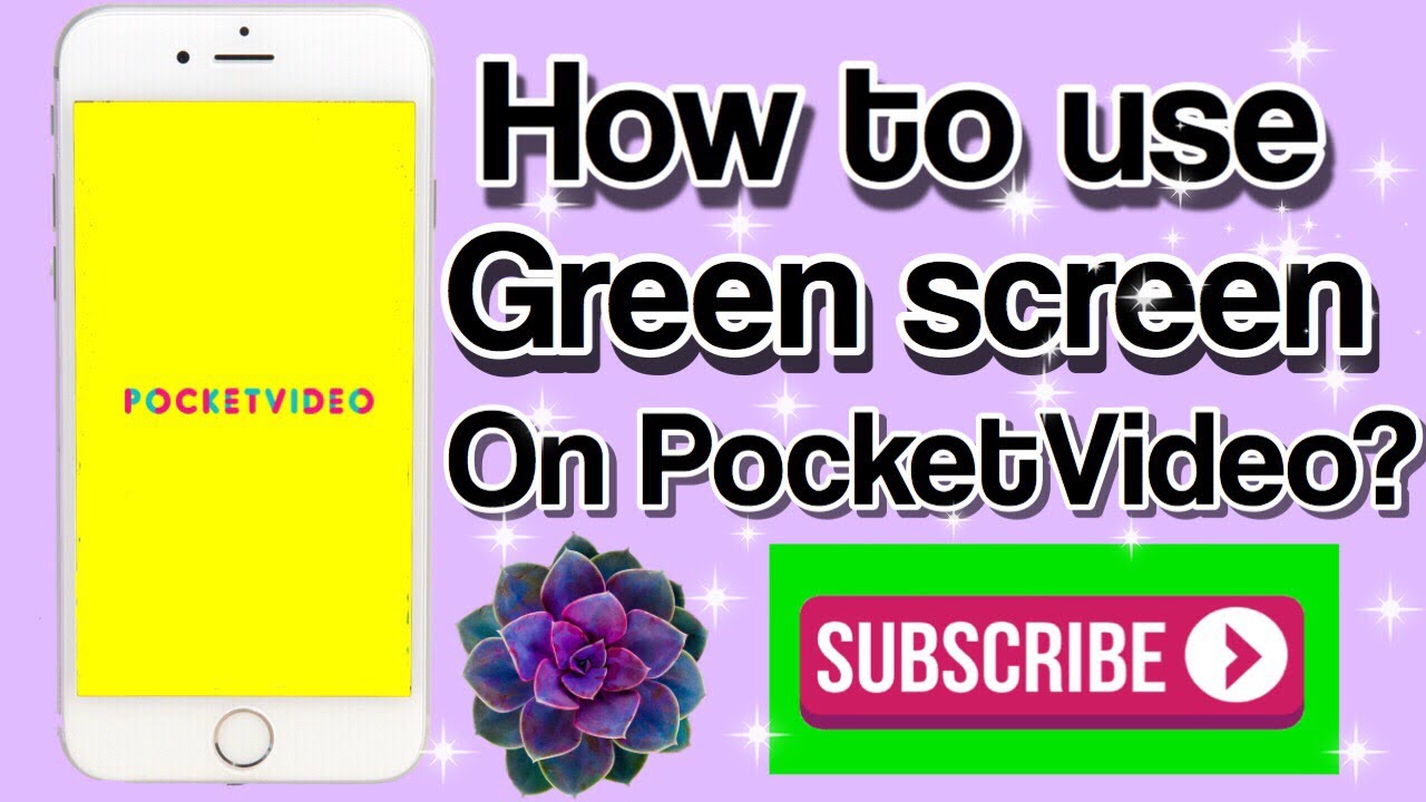 How to use green screen on Pocketvideo? - YouTube