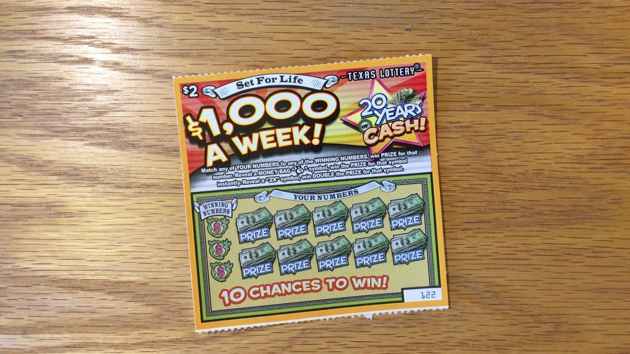 Saturday Win - 1X $2 Set For Life - TX Lottery Scratch Off - YouTube