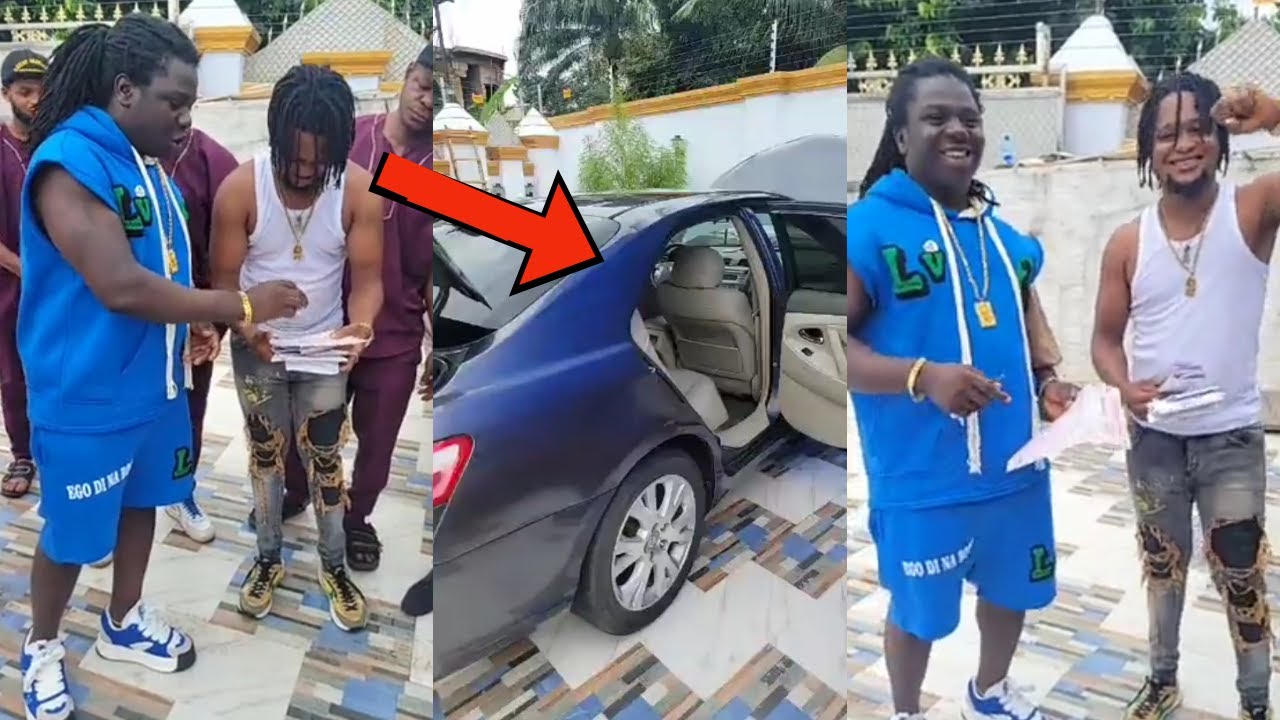 Native Doctor Akwa Okuko Tiwara Aki Gifts His Boy Ogene Akara ugo Brand ...