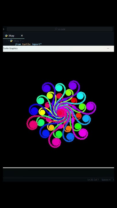 Graphic Animation Part 59 Using Pythonturtle Turtle New Shorts