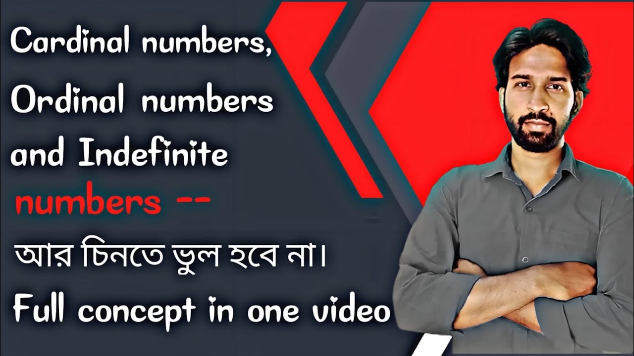 Cardinal number, Ordinal number & Indefinite number #english #grammar # ...