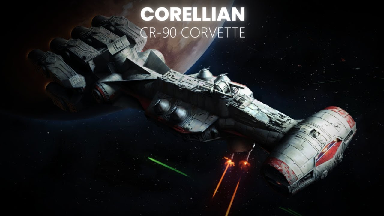 Corellian CR-90 Corvette | Detailed Exploration - YouTube