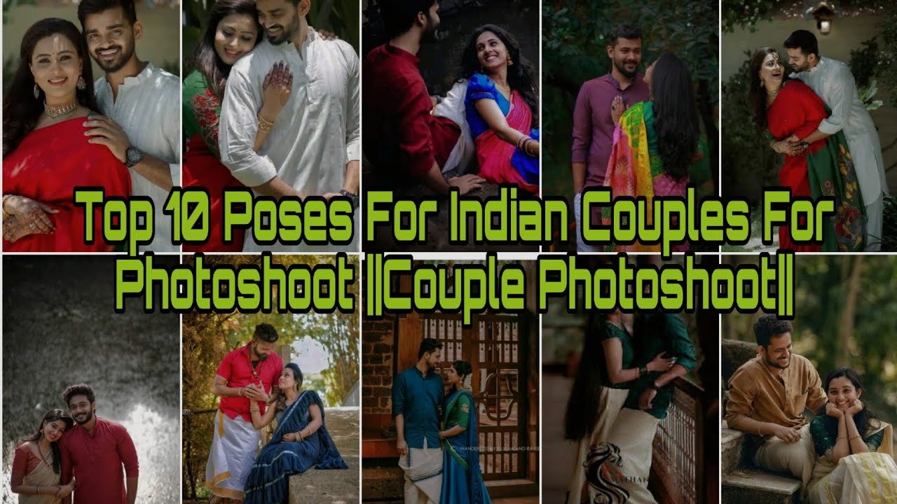 Top 10 Poses For Indian Couples For Photoshoot ||Couple Photoshoot ...