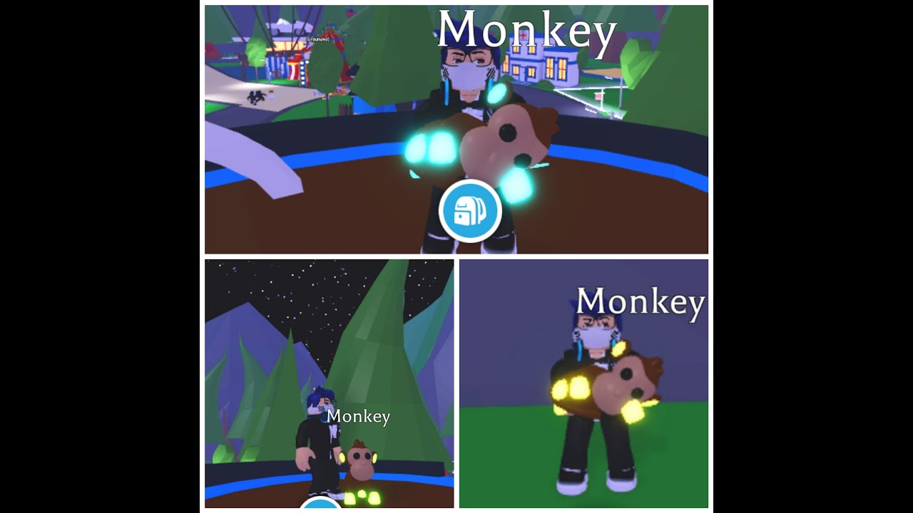 MEGA NEON MONKEY in #ADOPTME!!! - YouTube