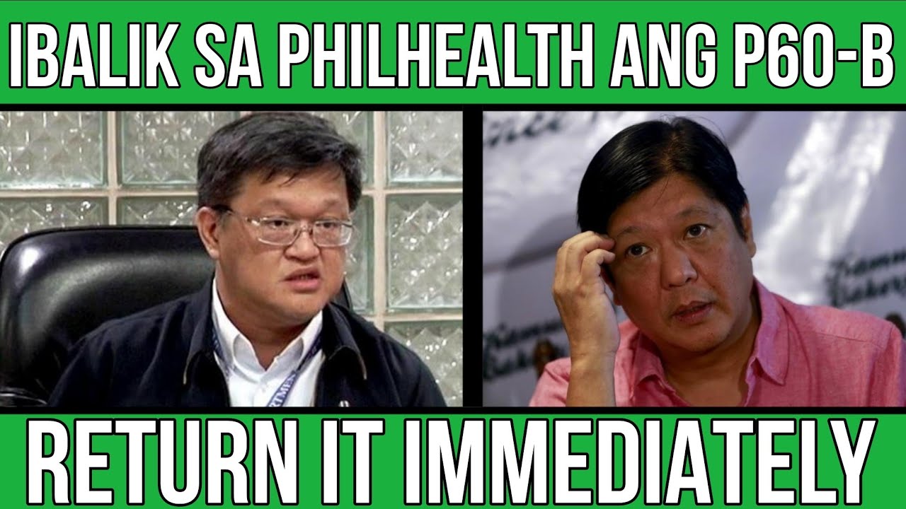 JUSTICE. KHO. JR. INUTASAN ANG PHILHEALTH NA MAG REQUEST KAY PBBM NA ...