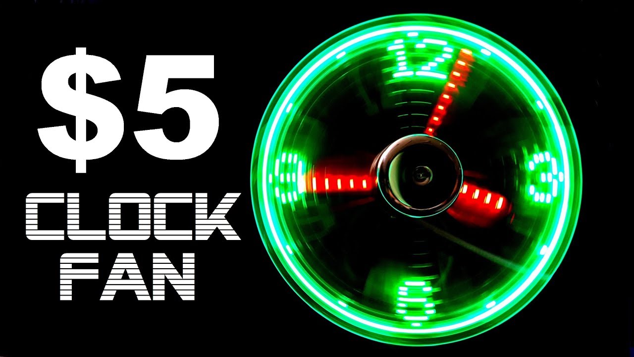 Random Reviews Ep. 20: $5 USB LED Clock Fan - YouTube