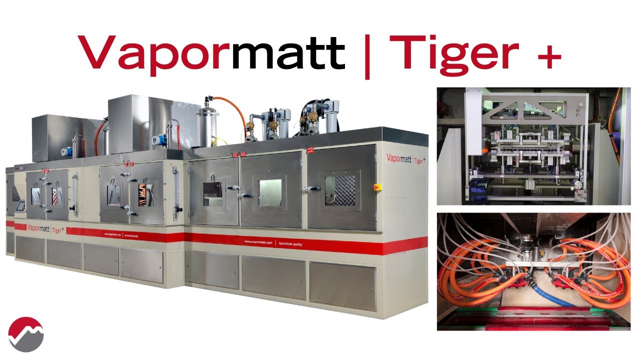 Vapormatt | Tiger + Automatic Wet Blasting System - YouTube