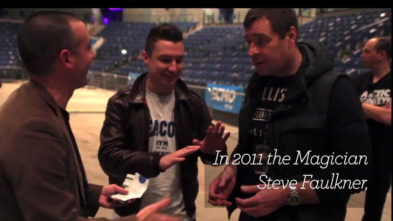 Arctic Monkeys and Magician Steve Faulkner - YouTube