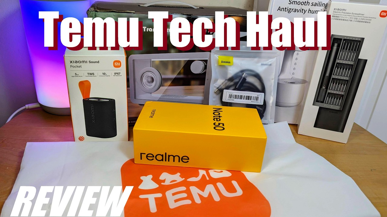 REVIEW: Temu Tech Haul - Useful Tech Products & Cool Gadgets - Xiaomi ...