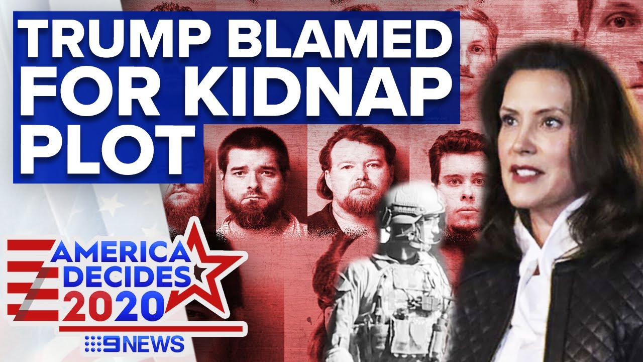 Trump slammed after Michigan governor kidnap plot is foiled | 9 News ...