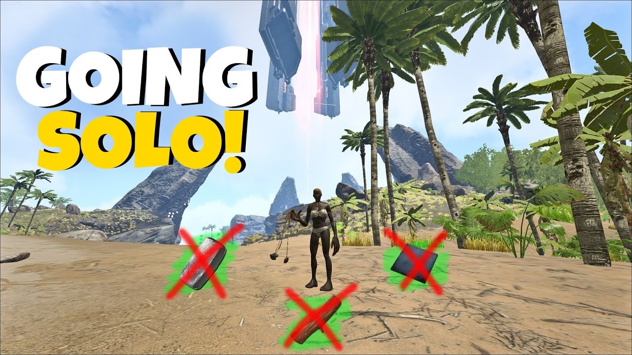 Solo ARK but it's on Hard Mode... | Living off the Loot | Ark: Survival ...