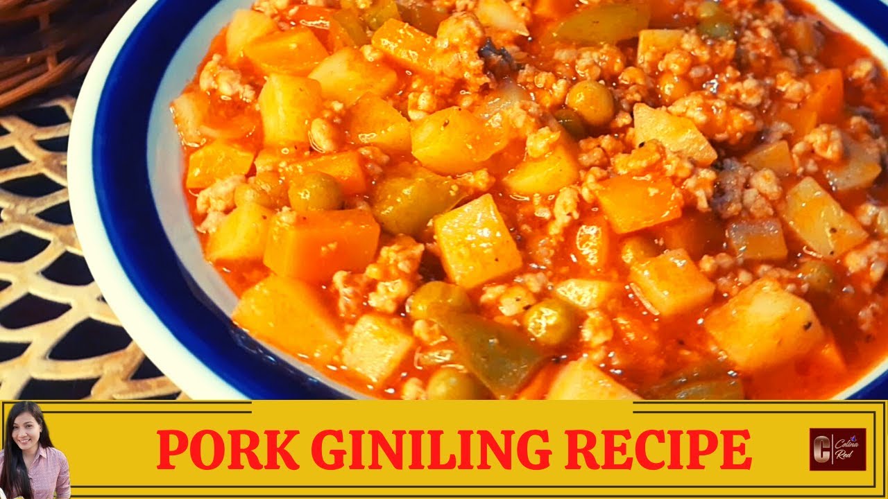 EASY PORK GINILING RECIPE - YouTube