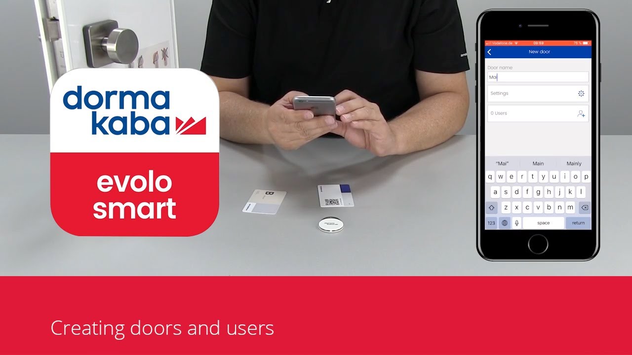 evolo smart - Creating doors and users - YouTube