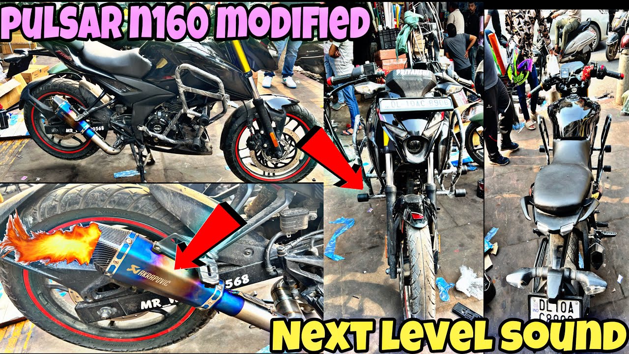 pulsar n160 modification | pulsar 160 crash guard l pulsar modified ...