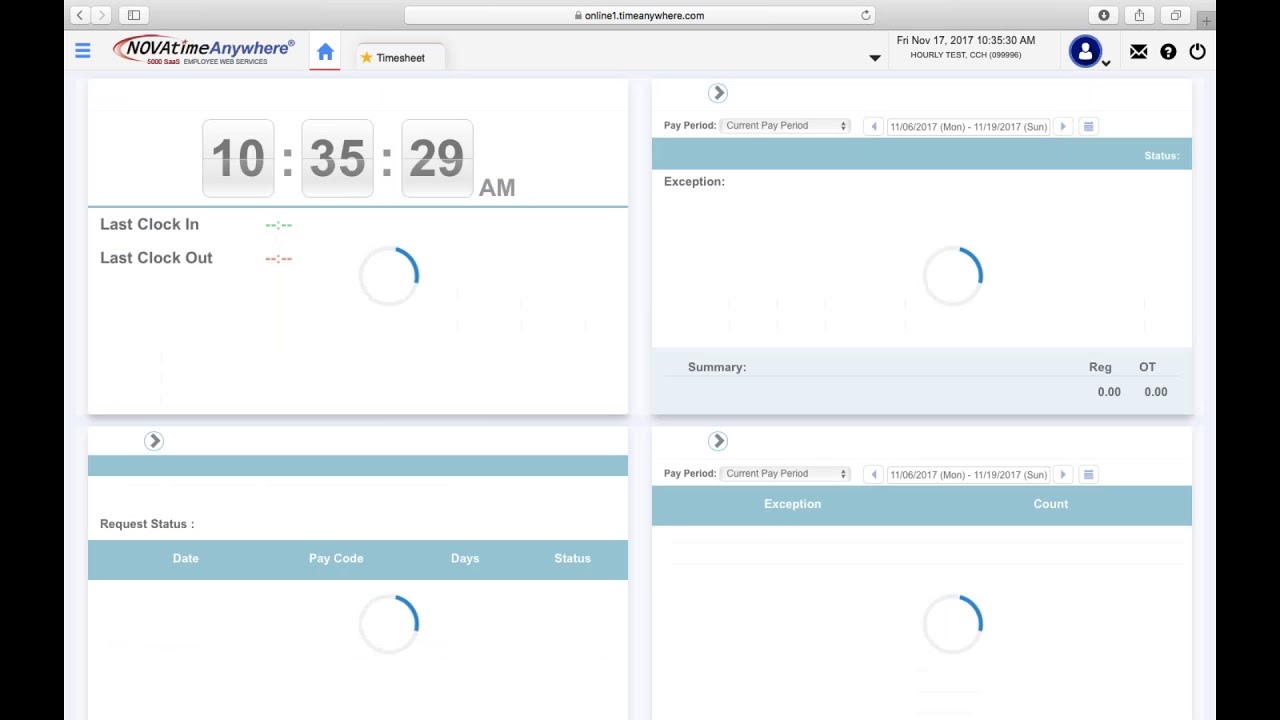 Electronic timecard system- Casa Colina - YouTube