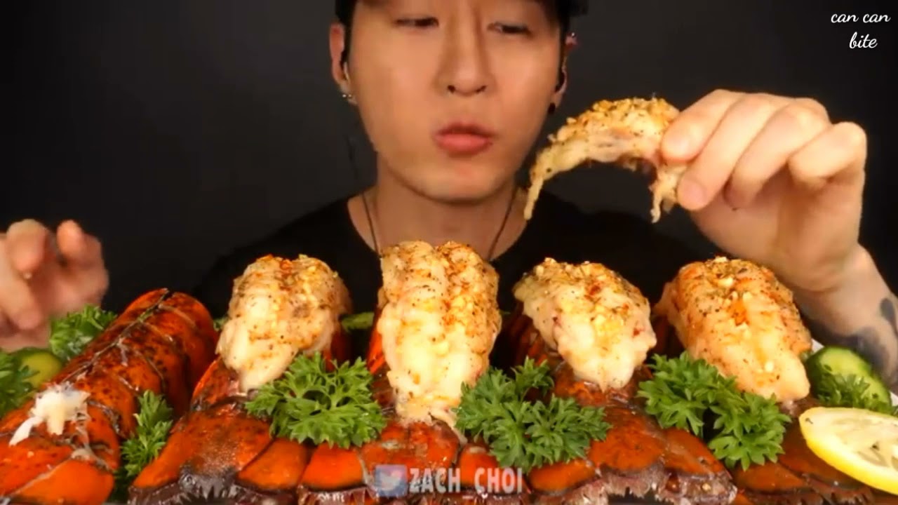 Zach Choi Asmr Asmr Lobster Tails Mukbang Bites Only” Youtube