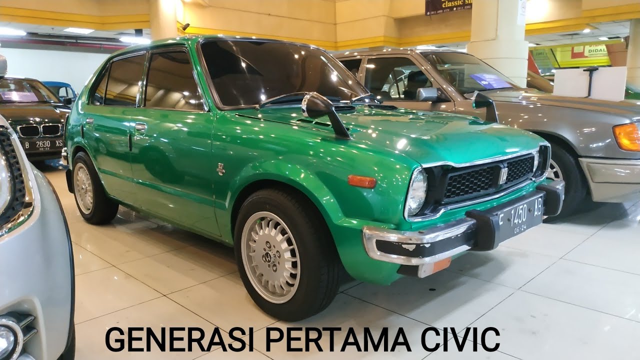 Review Honda Civic Deluxe (1st Gen) tahun 1976 - indonesia - YouTube