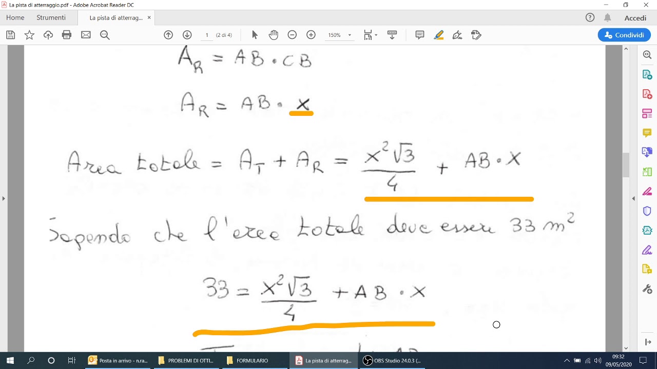 Problema di ottimizzazione: la pista di atterraggio - YouTube
