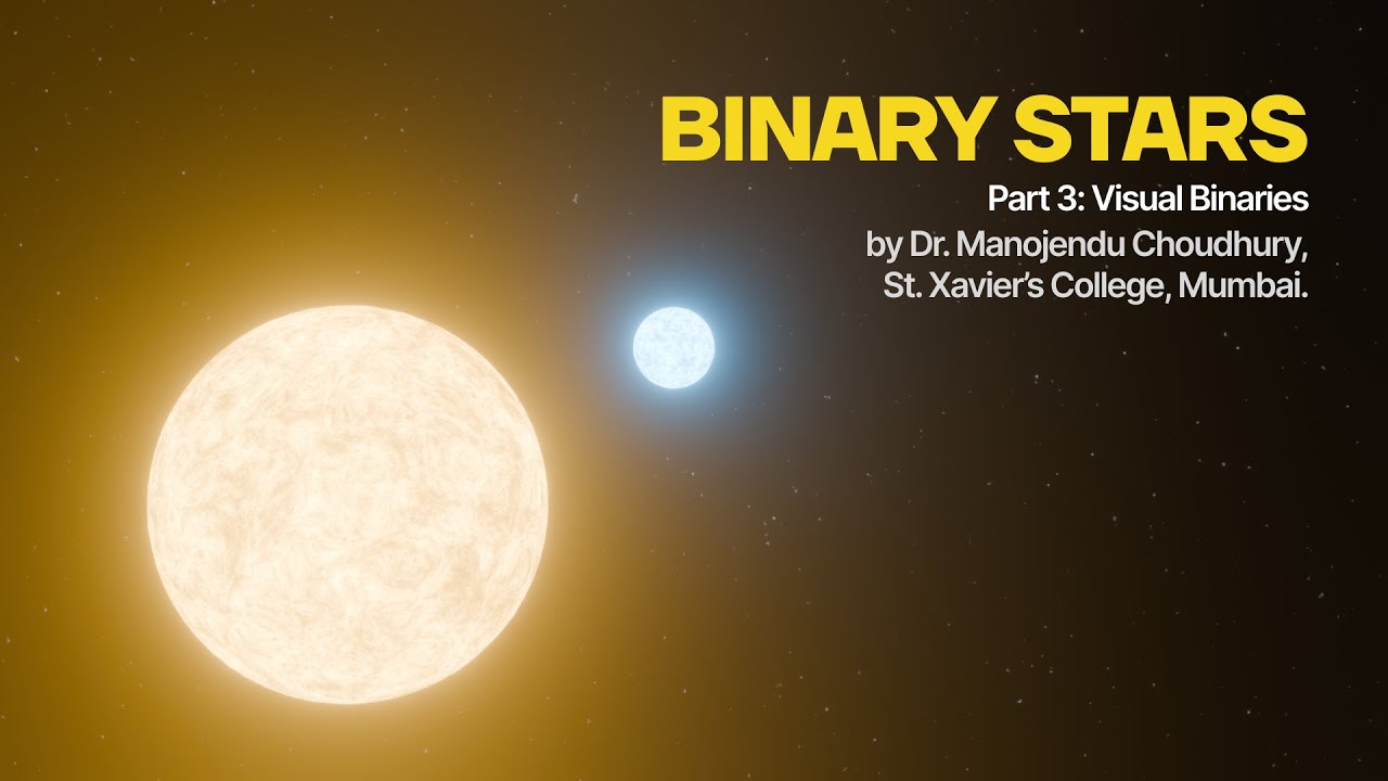 Astronomy for Beginners: Binary Stars - Visual Binaries (ENG) | HBCSE ...