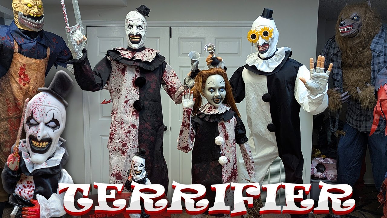 Terrifier Animatronic Collection | Art the Clown and Pale Girl ...